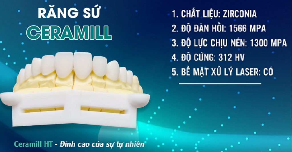 Răng sứ Ceramill | Răng sứ được ưa chuộng tại Nha khoa Queen Smile